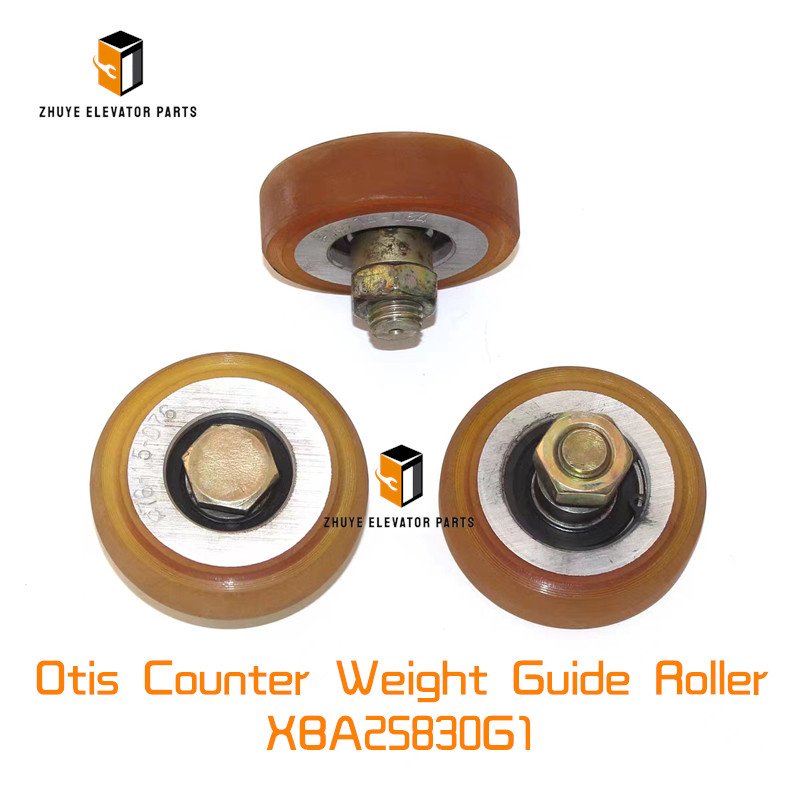 Otis Counter Weight Guide Roller- XBA25830G1