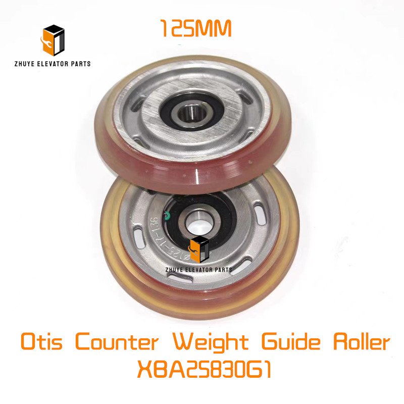 Otis Counter Weight Guide Roller- XBA25830G1